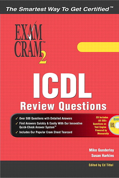 ICDL Review Exercises Exam Cram 2 | Pearson IT Certification