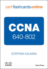 CCNA 640-802 Cert Flash Cards Online, Retail Packaged Version | Pearson ...